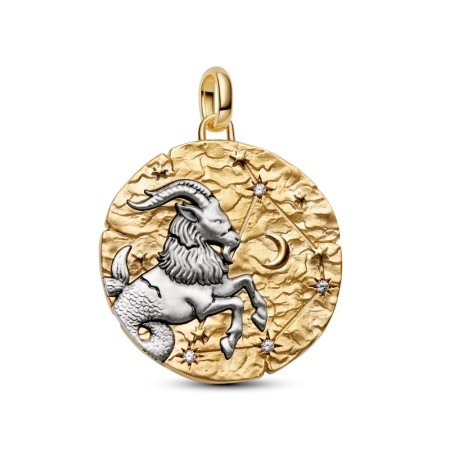 Zodijak Medaljon u znaku jarca u dva tona - veliki