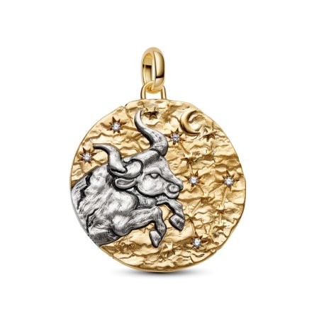 Zodijak medaljon u znaku bika u dva tona - veliki