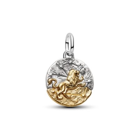 Zodijak medaljon u znaku lava u dva tona