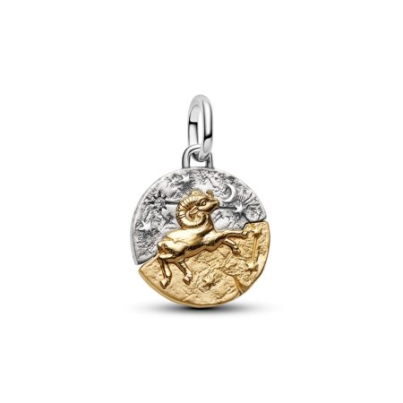 Zodijak medaljon u znaku ovna u dva tona