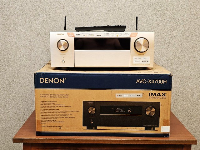 Denon AVC-X4700H Bluetooth, Heos, 8K Dolby Atmos + dalj