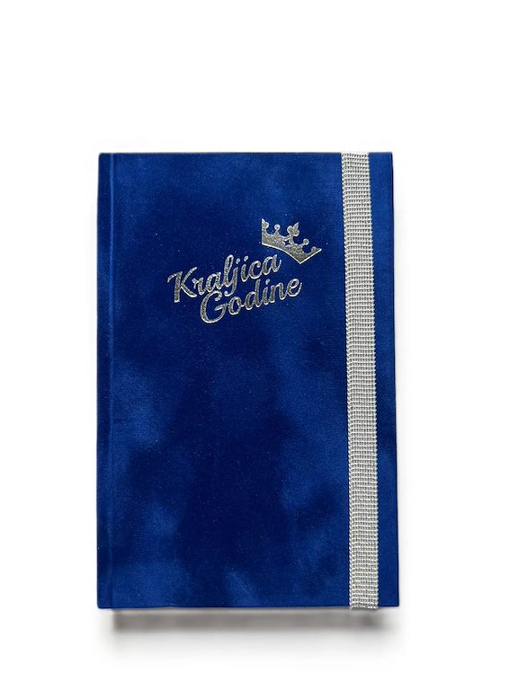 Notes A5 pliš, Kraljica godine, Plavi