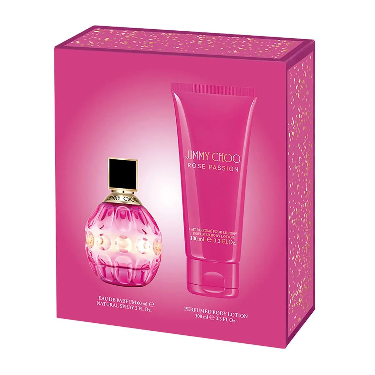 Jimmy Choo Ženski parfemski set Rose Passion EDP 60ml + losion za telo 100ml