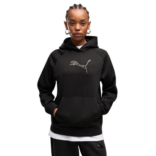 Puma-Crni ženski dukas ESS SEQUINS STANDARD HOODIE FL