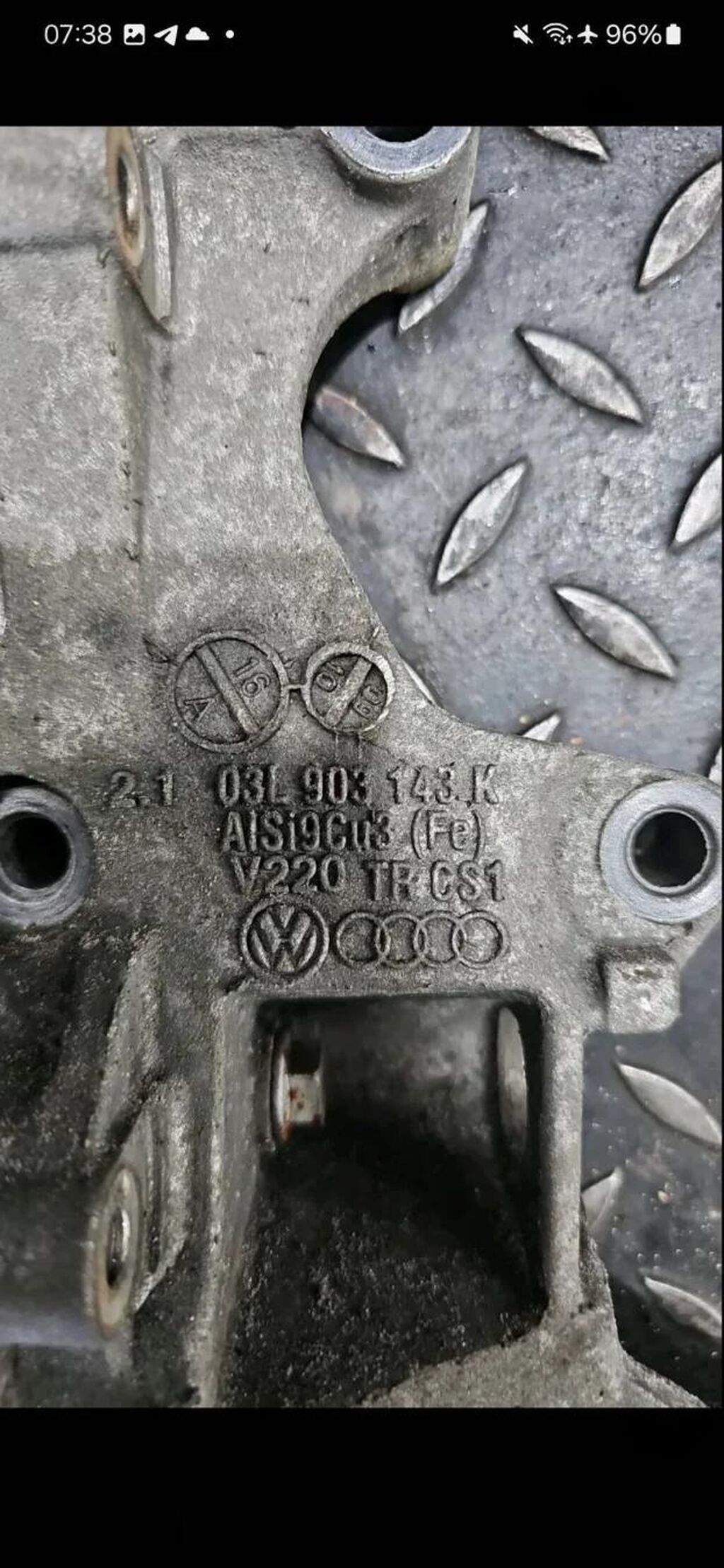 NOSAC ALTERNATORA VW AUDI 03L903043K | Audi vw delovi ALTINA ZEMUN