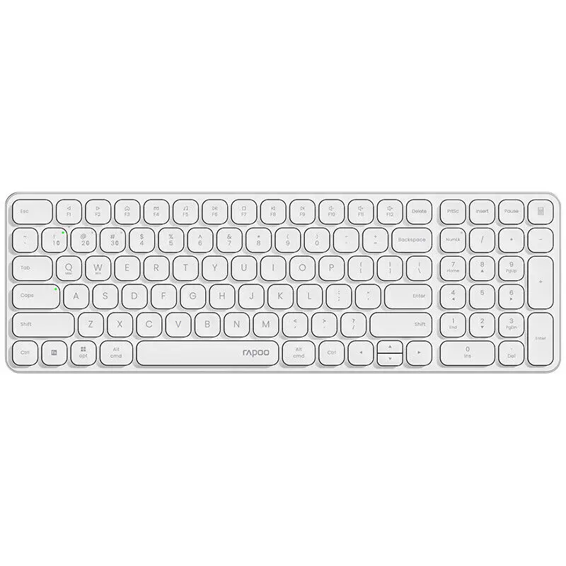 Rapoo Tastatura, Bežična, Bluetooth, Bela