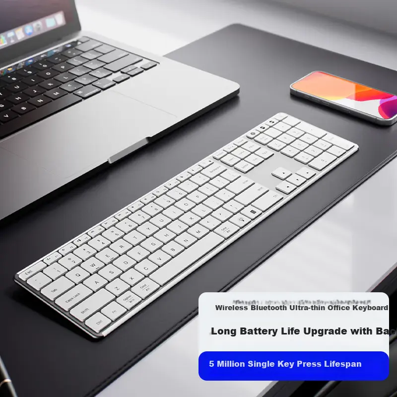Ausdom Tastatura, Bluetooth, Bežična, Bela