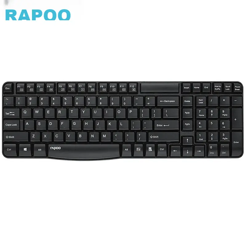 Rapoo Tastatura, Bežična, Crna