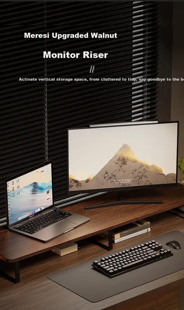Mryc Postolje za monitor, 100×26 cm, Braon