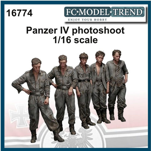 NEW! FC ModelTrend 16774 Panzer IV - Photoshoot (5 Figures / 3D-Printed)