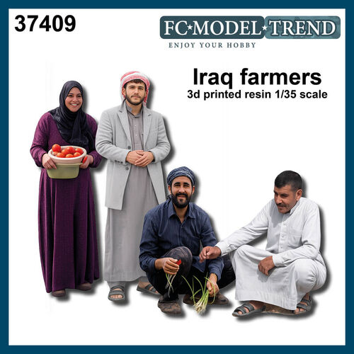 NEW! FC ModelTrend 37409 Iraq Farmers (4 Figures / 3D-Printed)