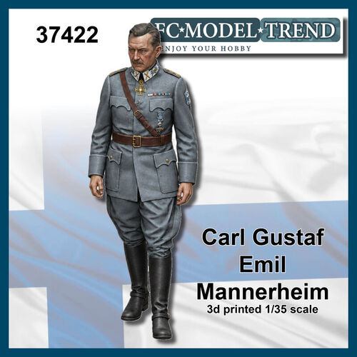 NEW! FC ModelTrend 37422 Karl Gustav Emil Mannerheim (1 Figure / 3D-Printed)