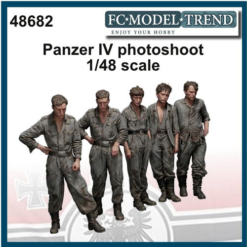 NEW! FC ModelTrend 48682 Panzer IV - Photoshoot (5 Figures / 3D-Printed)