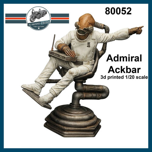 NEW! FC ModelTrend 80052 Admiral Ackbar (1 Figure / 3D-Printed)
