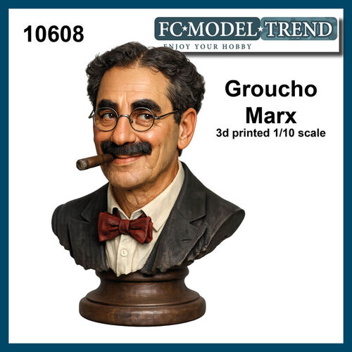 NEW! FC ModelTrend 10608 Groucho Marx Bust (3D-Printed)