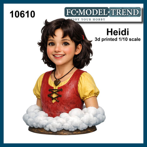 NEW! FC ModelTrend 10610 Heidi Bust (3D-Printed)