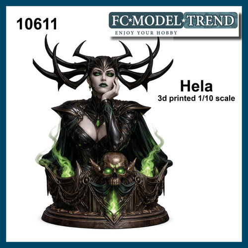 NEW! FC ModelTrend 10611 Hela Bust (3D-Printed)