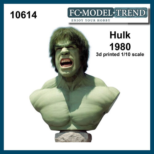 NEW! FC ModelTrend 10614 Hulk 1980 Bust (3D-Printed)