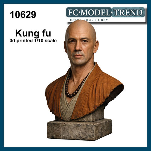 NEW! FC ModelTrend 10629 Kung Fu Bust (3D-Printed)