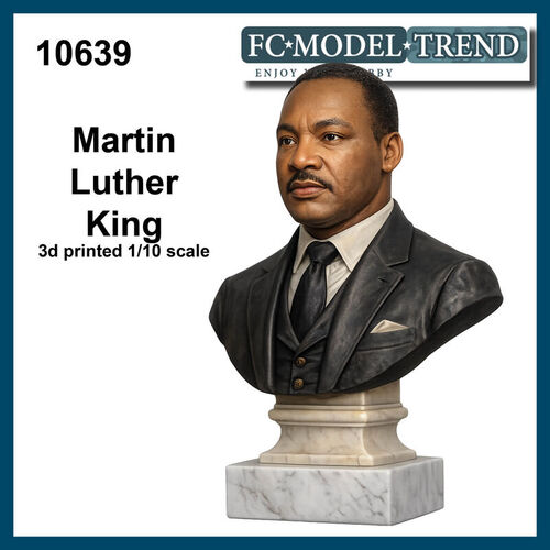 NEW! FC ModelTrend 10639 Martin Luther King Bust (3D-Printed)