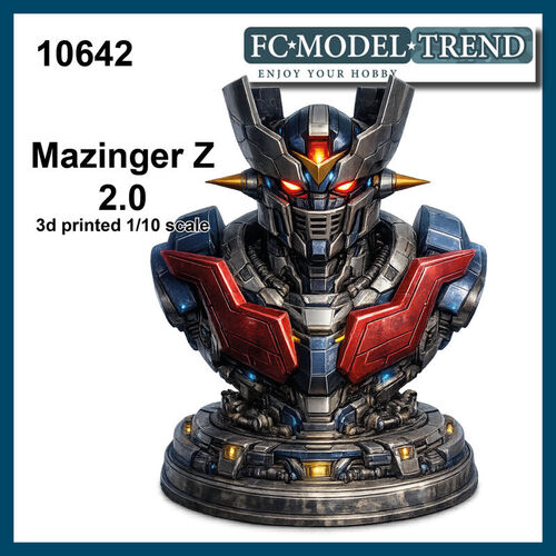 NEW! FC ModelTrend 10642 Mazinger Z 2.0 Bust (3D-Printed)