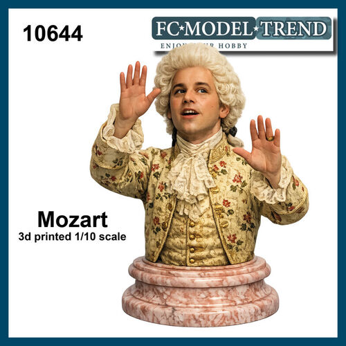 NEW! FC ModelTrend 10644 Mozart Bust (3D-Printed)