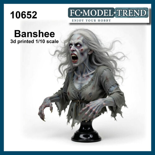 NEW! FC ModelTrend 10652 Banshee Bust (3D-Printed)