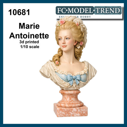 NEW! FC ModelTrend 10681 Marie Antoinette Bust (3D-Printed)