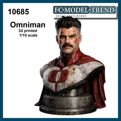 NEW! FC ModelTrend 10685 Omni Man Bust (3D-Printed)