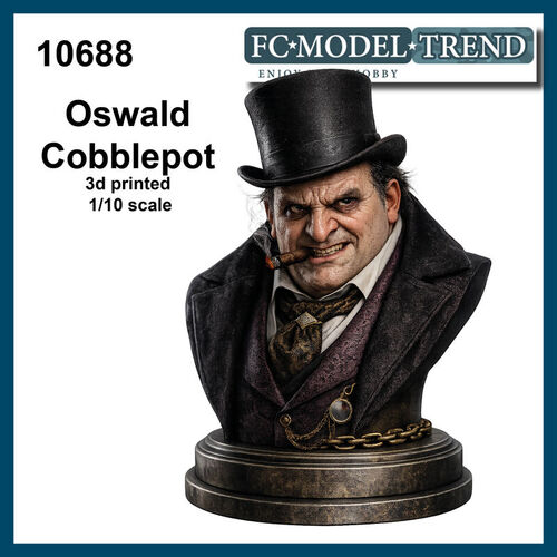 NEW! FC ModelTrend 10688 Oswald Cobblepot Bust (3D-Printed)