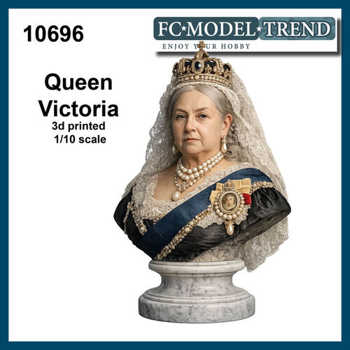 NEW! FC ModelTrend 10696 Queen Victoria Bust (3D-Printed)