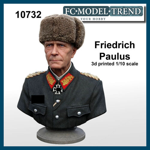 NEW! FC ModelTrend 10732 Friedrich Paulus Bust (3D-Printed)