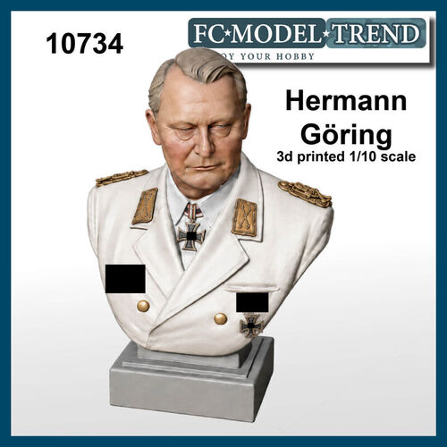 NEW! FC ModelTrend 10734 Hermann Goring Bust (3D-Printed)