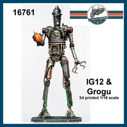 NEW! FC ModelTrend 16761 IG12 & Grogu (3D-Printed)