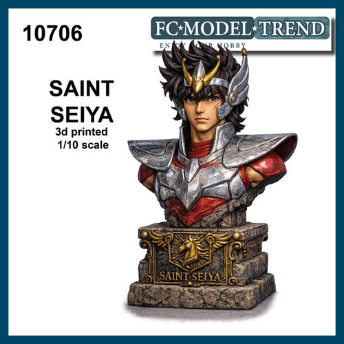 NEW! FC ModelTrend 10706 Saint Seiya Bust (3D-Printed)