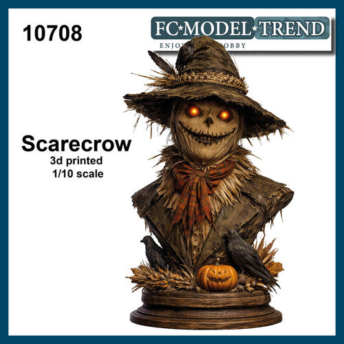 NEW! FC ModelTrend 10708 Scarecrow Bust (3D-Printed)