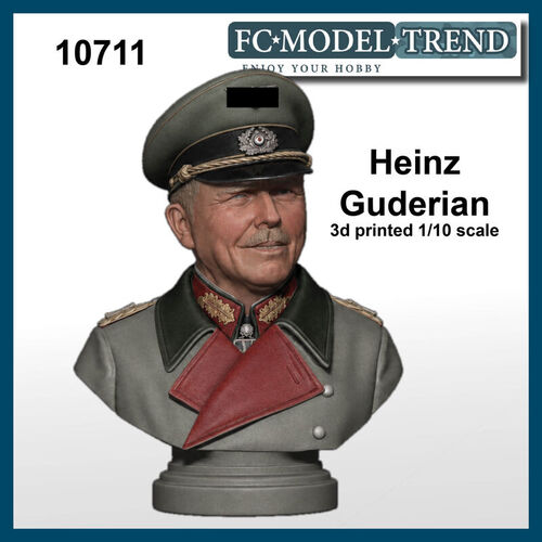 NEW! FC ModelTrend 10711 Heinz Guderian Bust (3D-Printed)