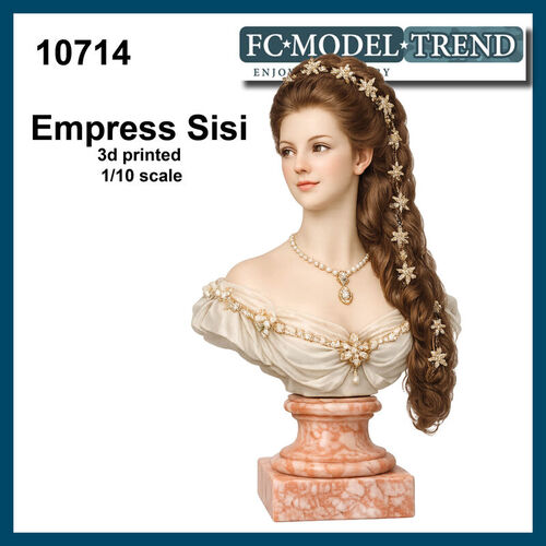 NEW! FC ModelTrend 10714 Empress Sissi Bust (3D-Printed)