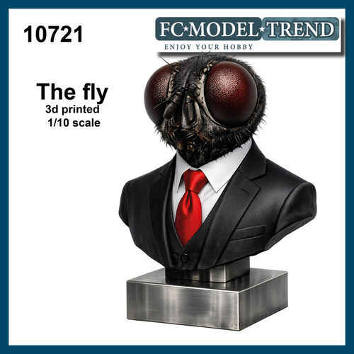 NEW! FC ModelTrend 10721 The Fly Bust (3D-Printed)