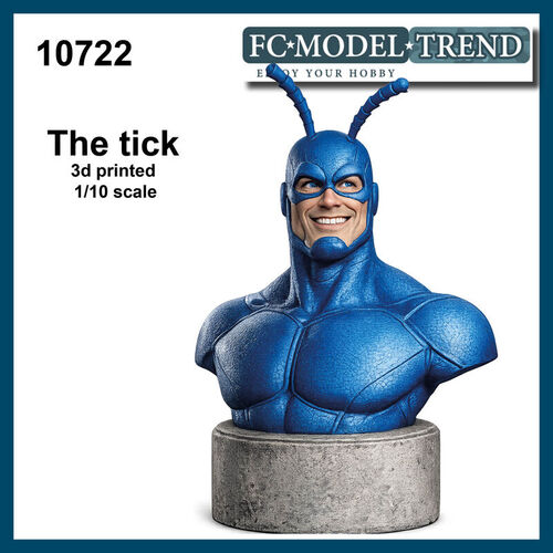 NEW! FC ModelTrend 10723 The Tick Bust (3D-Printed)