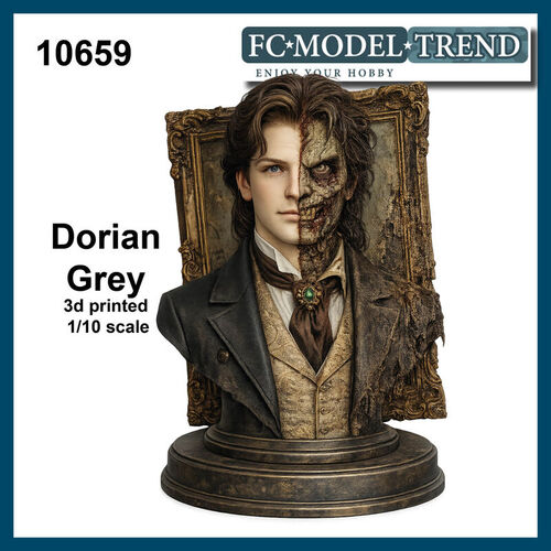 NEW! FC ModelTrend 10659 Dorian Grey Bust (3D-Printed)