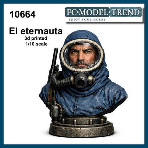 NEW! FC ModelTrend 10664 El Eternauta Bust (3D-Printed)