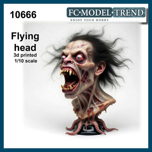 NEW! FC ModelTrend 10666 Flying Head Bust (3D-Printed)