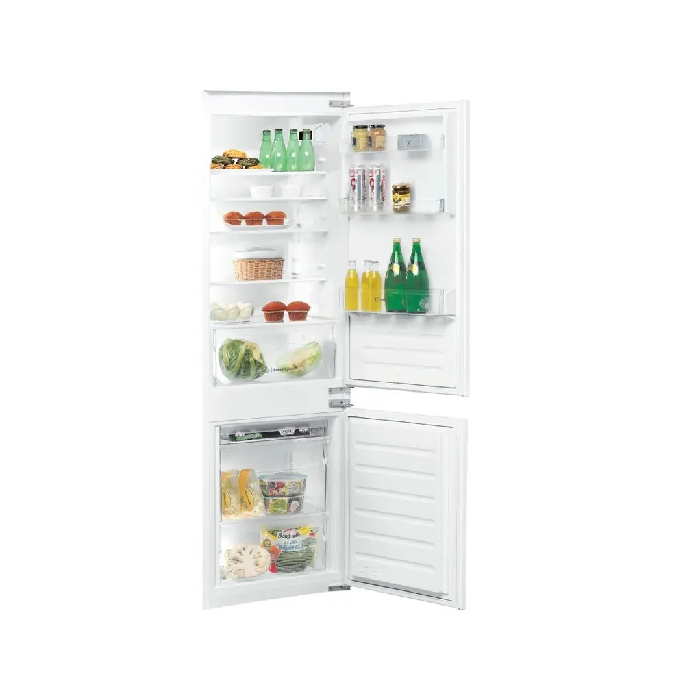 INDESIT BI 18A2 D/I Kombinovani ugradni frižider, Beli