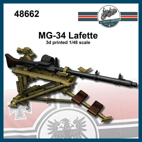 NEW! FC ModelTrend 48662 MG34 Lafette (3D-Printed)