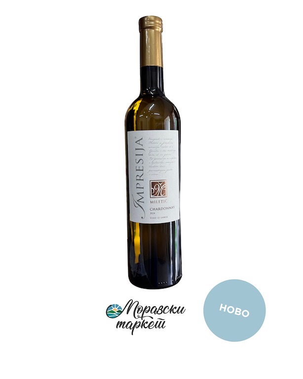 Impresija Chardonnay Vinarija Miletić 0.75l