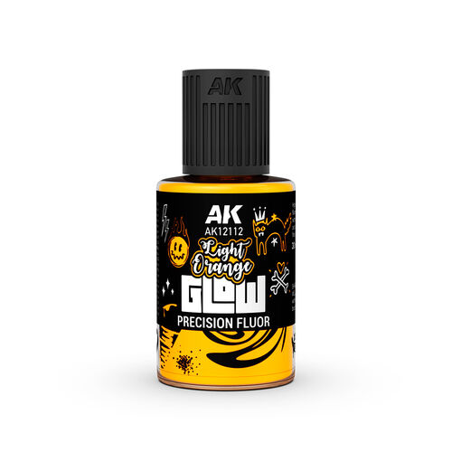 NEW! AK-Interactive AK12112 Light Orange Glow Precision Fluor