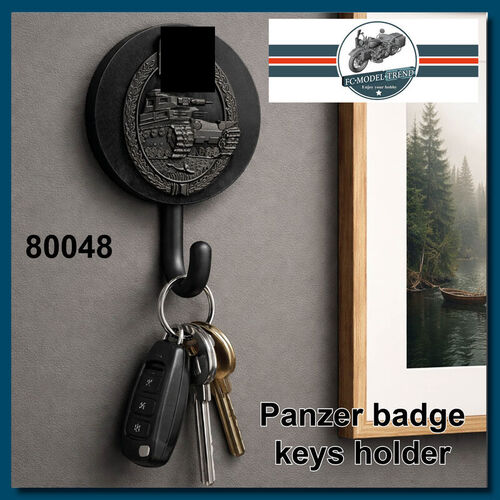NEW! FC ModelTrend 80048 Panzer Badge Key Holder (3D-Printed)