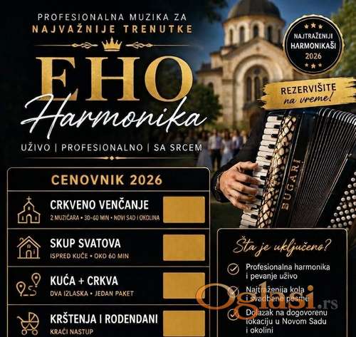 Harmonika EHO (pratnja svatovi)