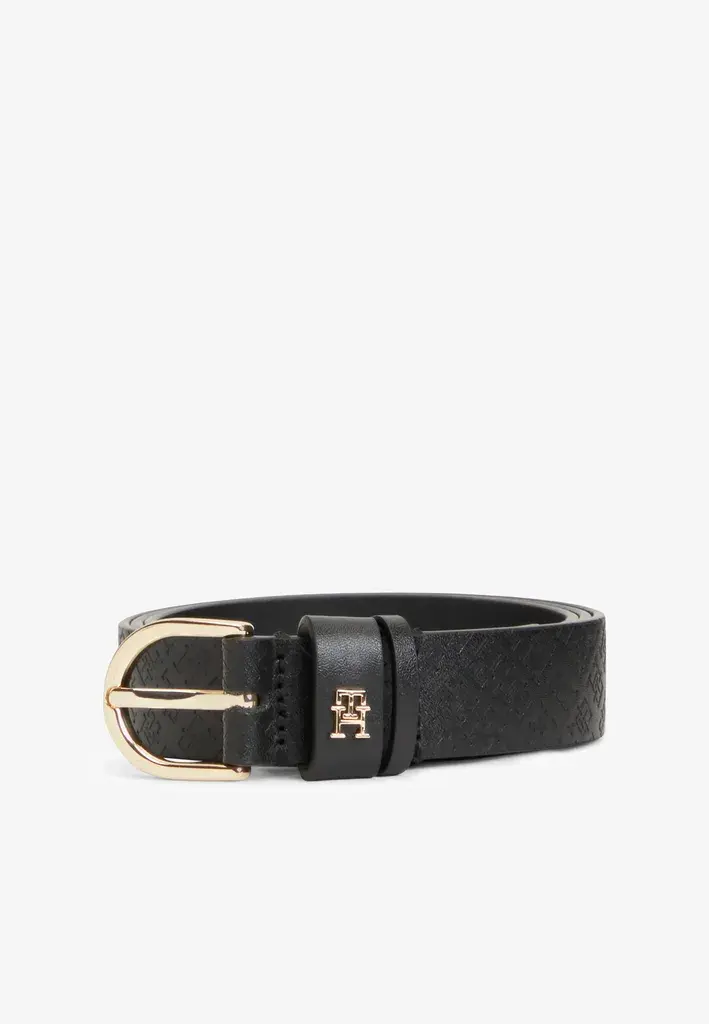 Tommy Hilfiger Ženski kaiš AW0AW18856, Crni